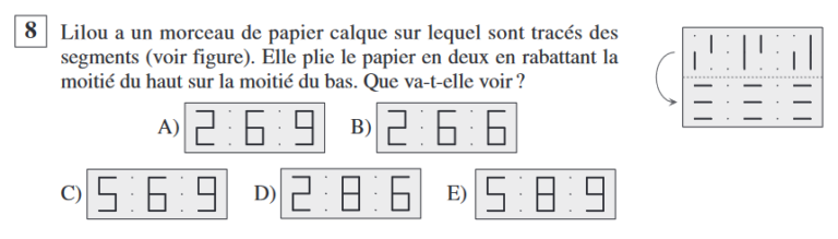 Kangourou des Maths - 4ème/3ème 2023 - Correction détaillée - Mathrais